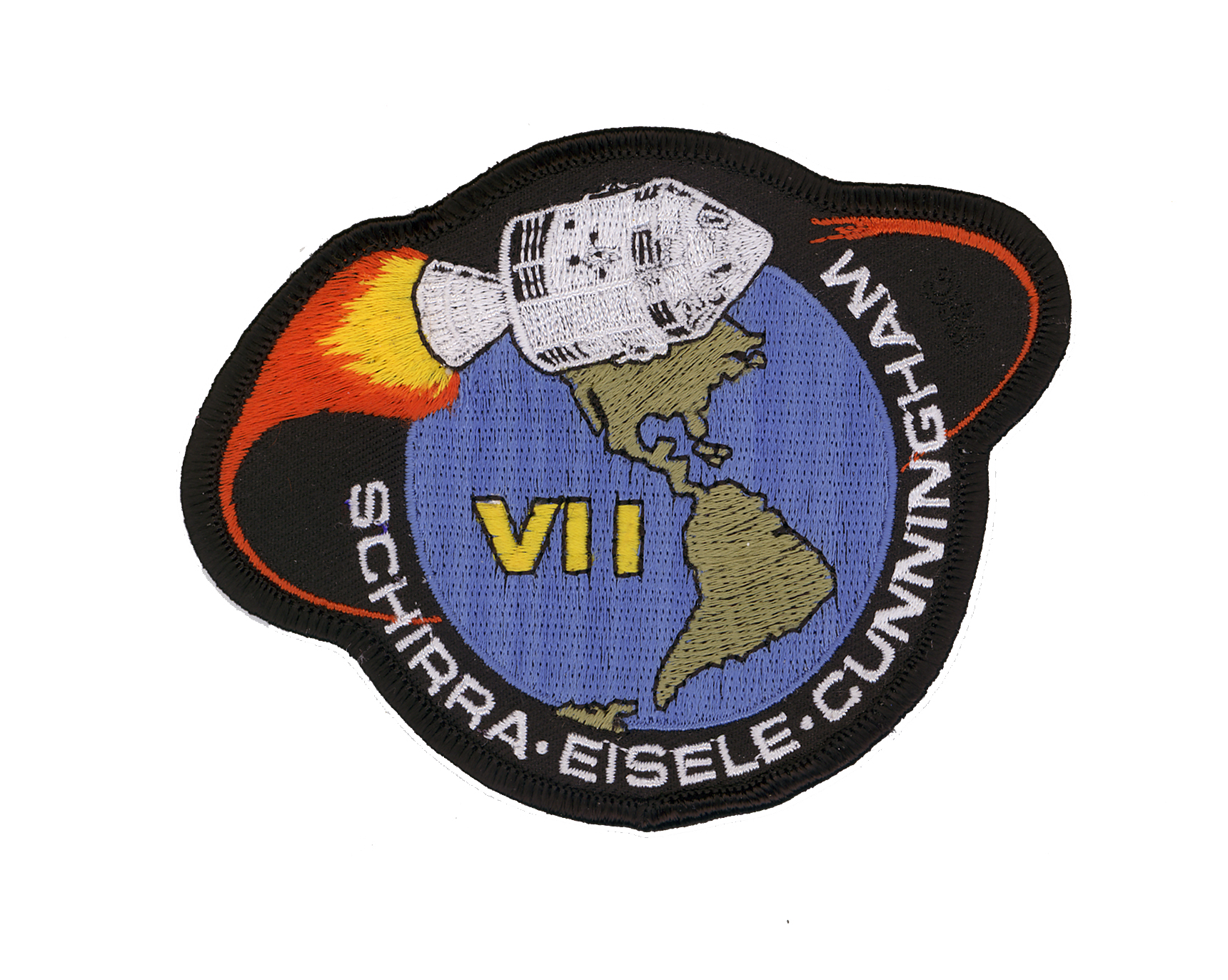Walt Cunningham's Apollo 7 limited patch - collectSPACE: Messages